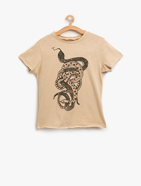 Koton Erkek Çocuk Baskılı T-Shirt