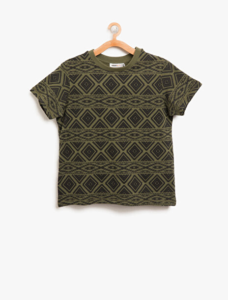 Koton Erkek Çocuk Desenli T-Shirt