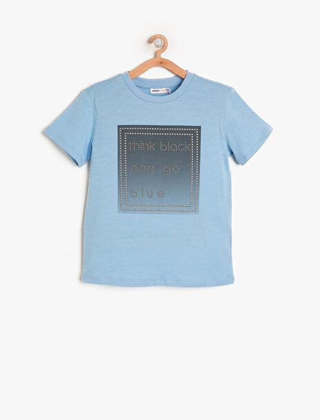 Koton Erkek Çocuk Yazılı Baskılı T-Shirt