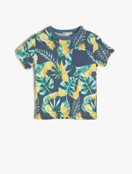 Koton Erkek Çocuk Desenli T-Shirt