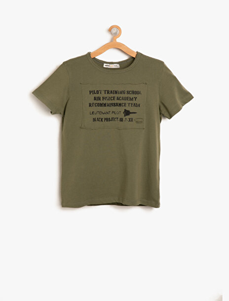 Koton Erkek Çocuk Yazılı Baskılı T-Shirt