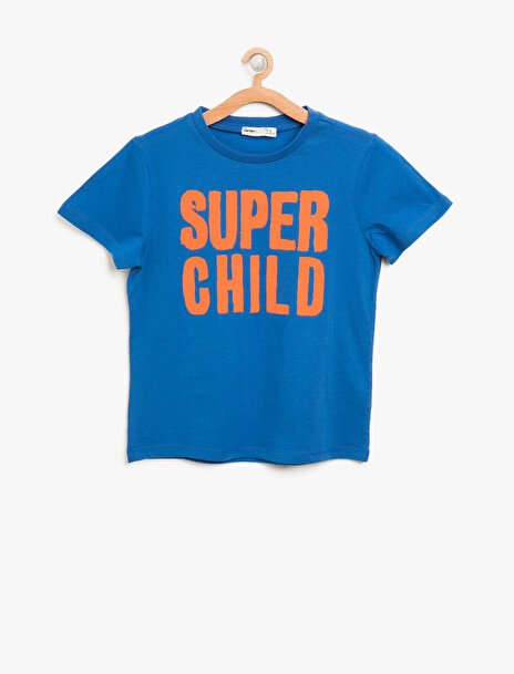 Koton Erkek Çocuk Yazılı Baskılı T-Shirt