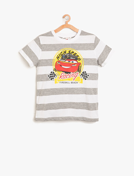 Koton Erkek Çocuk Arabalar Lisanslı Baskılı T-Shirt Koton Erkek Çocuk Arabalar Lisanslı Baskılı T-Shirt