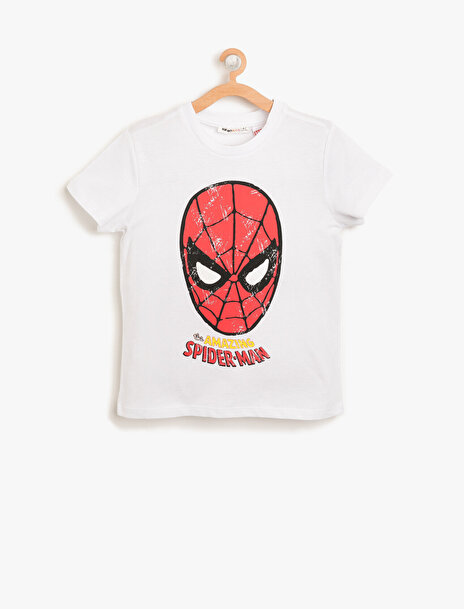 Koton Erkek Çocuk Spiderman Lisanslı Baskılı T-Shirt