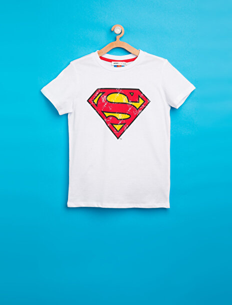 Koton Erkek Çocuk Superman Baskılı T-Shirt