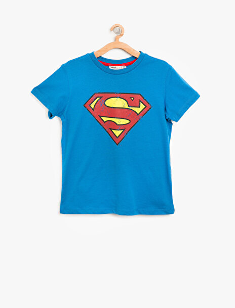 Koton Erkek Çocuk Superman Baskılı T-Shirt