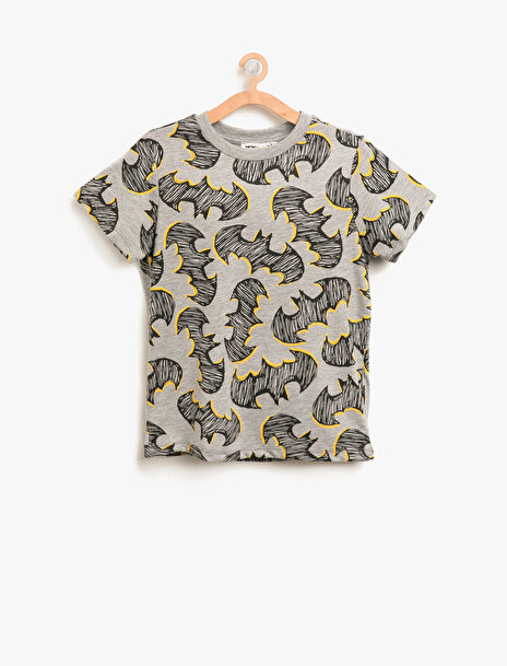Koton Erkek Çocuk Batman Lisanslı Baskılı T-Shirt