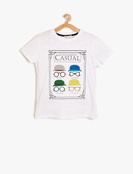 Koton Erkek Çocuk Desenli T-Shirt