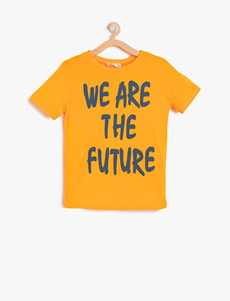 Koton Erkek Çocuk Yazılı Baskılı T-Shirt