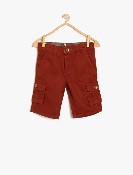 Koton Erkek Çocuk Kemer Detaylı Şort