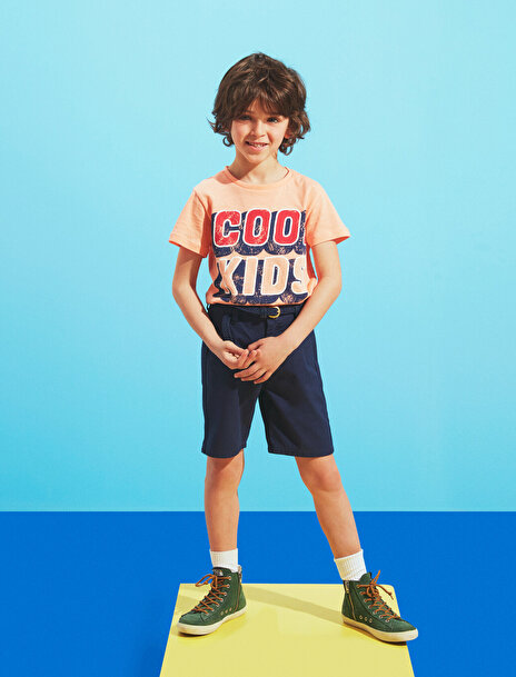 Koton Erkek Çocuk Normal Bel Şort Koton Erkek Çocuk Normal Bel Şort