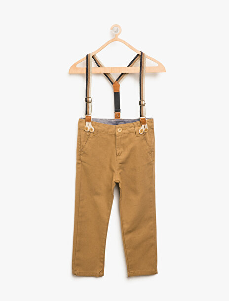 Koton Erkek Çocuk Kemer Detaylı Pantolon Koton Erkek Çocuk Kemer Detaylı Pantolon