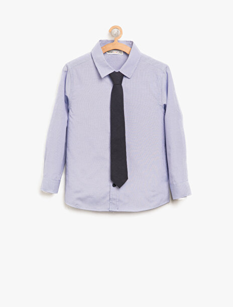 Koton Erkek Çocuk Kravat Detaylı Gömlek