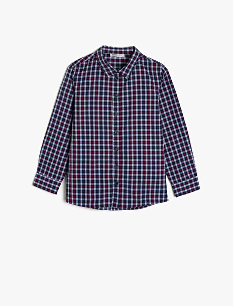 Koton Erkek Çocuk Kareli Gömlek