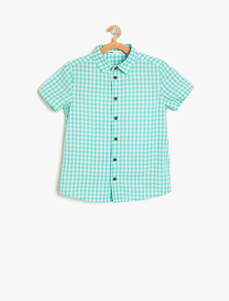 Koton Erkek Çocuk Kareli Gömlek