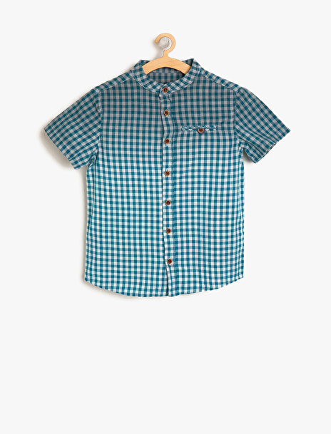 Koton Erkek Çocuk Kareli Gömlek