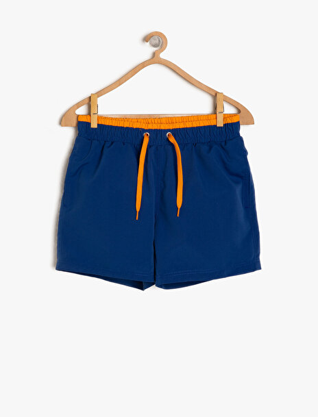 Koton Erkek Çocuk Beli Bağlamalı Deniz Şortu