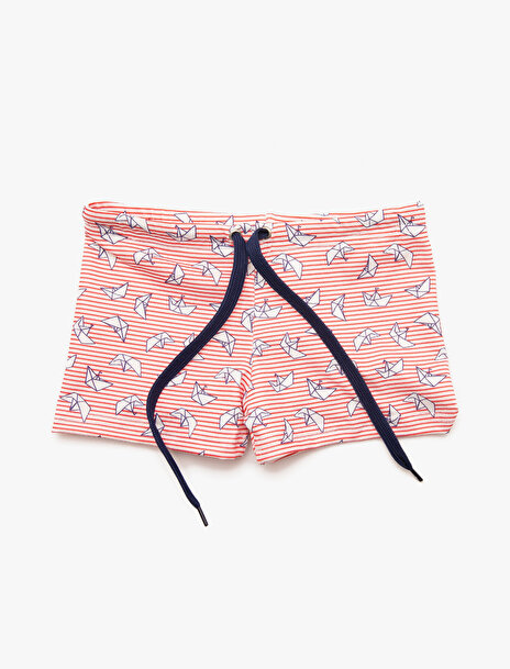 Koton Erkek Çocuk Desenli Mayo