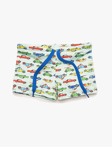 Koton Erkek Çocuk Desenli Mayo