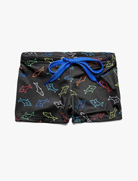 Koton Erkek Çocuk Beli Bağlamalı Deniz Şortu