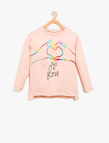 Koton Kız Çocuk Baskılı T-Shirt