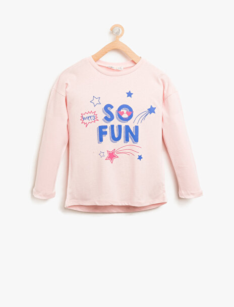Koton Kız Çocuk Baskılı T-Shirt