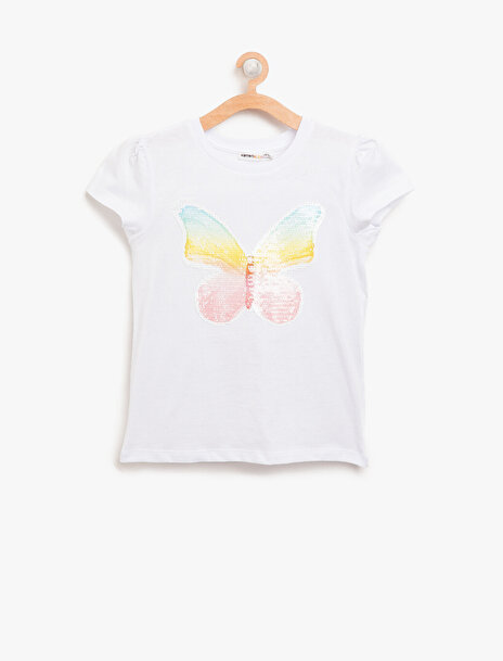 Koton Kız Çocuk Baskılı T-Shirt
