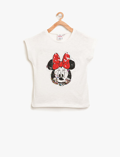 Koton Kız Çocuk Minnie by Koton T-Shirt