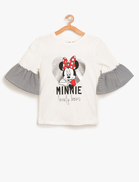 Koton Kız Çocuk Minnie By Koton T-Shirt