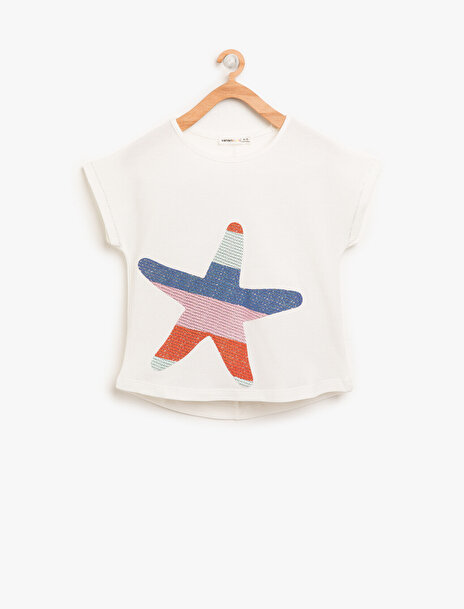 Koton Kız Çocuk Baskılı T-Shirt