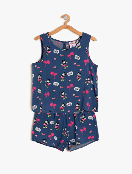Koton Kız Çocuk Minnie By Koton Pijama Set
