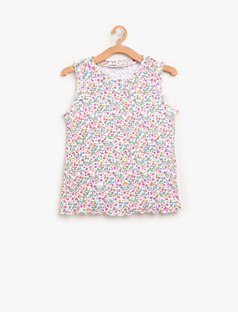 Koton Kız Çocuk Desenli Atlet