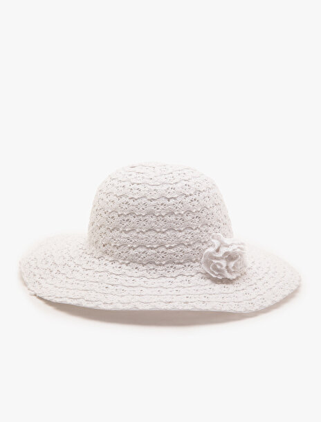 Koton Kız Çocuk Dantel Detaylı Şapka