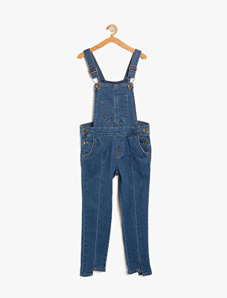 Koton Kız Çocuk Normal Bel Jean Tulum