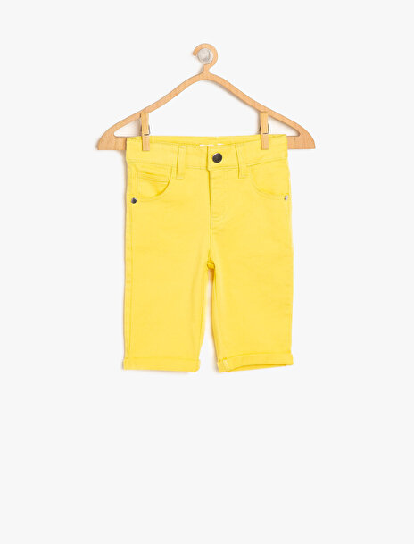 Koton Kız Çocuk Normal Bel Şort Koton Kız Çocuk Normal Bel Şort