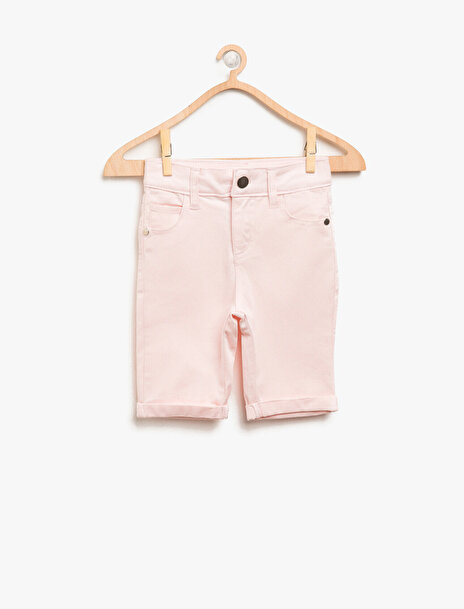 Koton Kız Çocuk Normal Bel Şort Koton Kız Çocuk Normal Bel Şort
