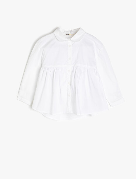 Koton Kız Çocuk Bebe Yaka Gömlek