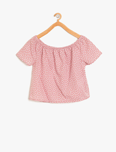 Koton Kız Çocuk Puantiyeli Bluz