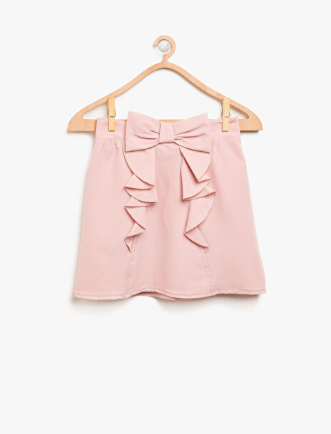 Koton Kız Çocuk Fiyonk Detaylı Etek