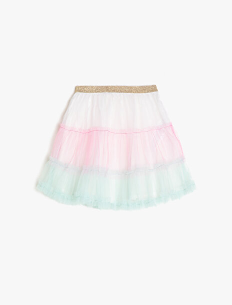 Koton Kız Çocuk Renk Bloklu Etek