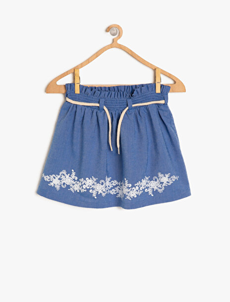 Koton Kız Çocuk Dantel Detaylı Etek