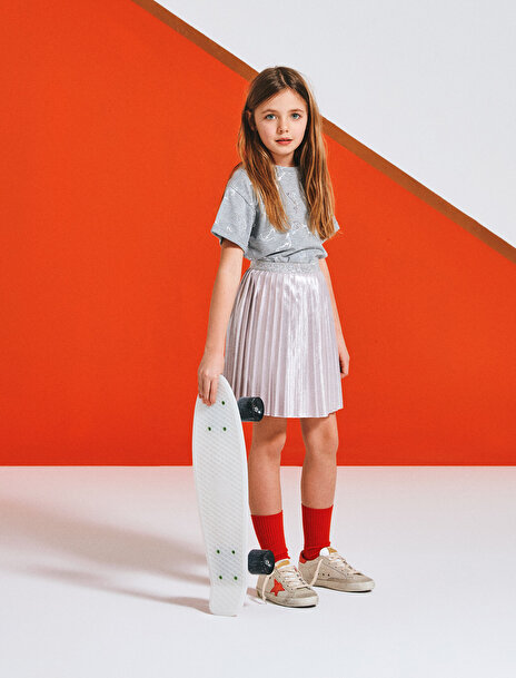 Koton Kız Çocuk Pilili Skirt