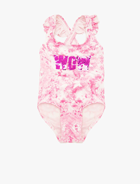 Koton Kız Çocuk Pul Detaylı Mayo