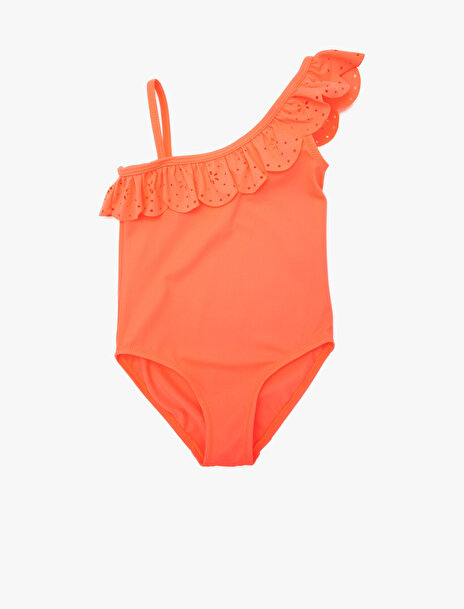 Koton Kız Çocuk Fırfır Detaylı Mayo Koton Kız Çocuk Fırfır Detaylı Mayo