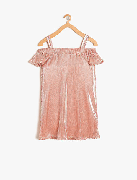 Koton Kız Çocuk Pilili Elbise