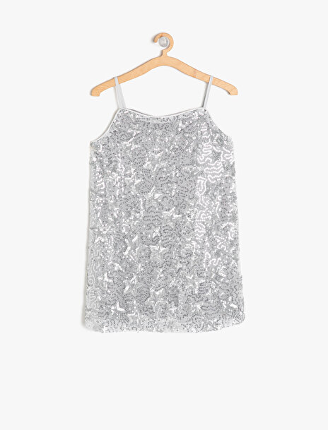 Koton Kız Çocuk Payetli Elbise