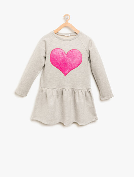 Koton Kız Çocuk Aplike Detaylı T-Shirt