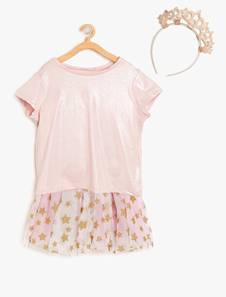 Koton Kız Çocuk Yıldız Detaylı Kostüm Elbise Koton Kız Çocuk Yıldız Detaylı Kostüm Elbise