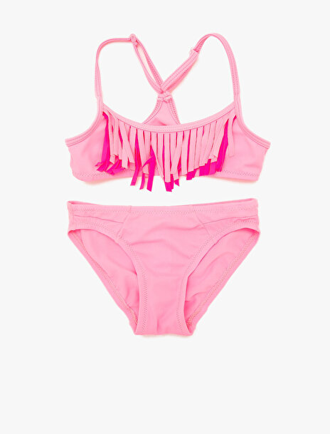 Koton Kız Çocuk Püskül Detaylı Bikini