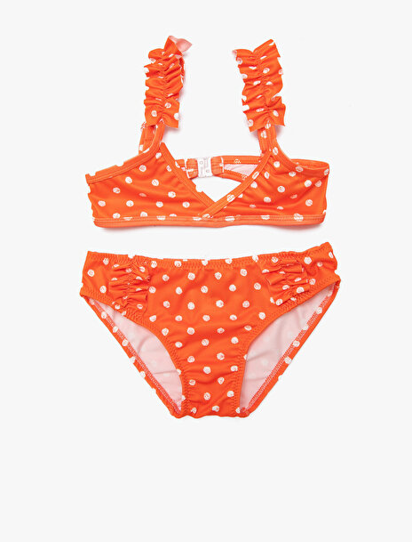 Koton Kız Çocuk Puantiyeli Mayo